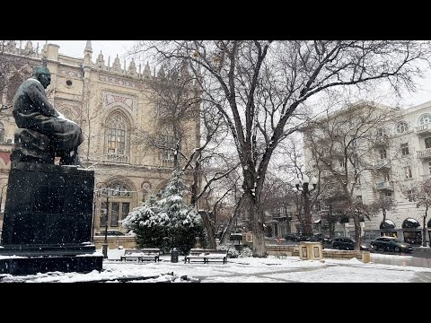 Bakıda ilk qar | Bakıya qar yağdı | Bakı qar 2023 | Ilk qar 2023 #sakithəyat #qar