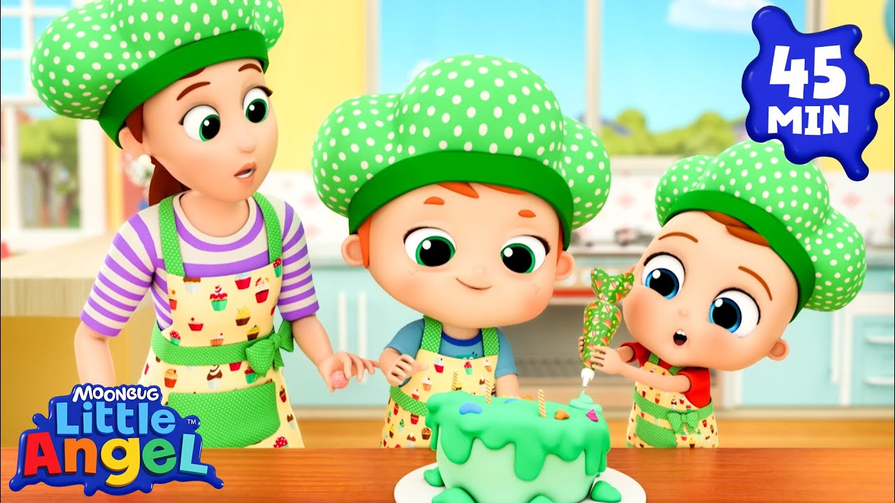 Bake off | Fun Sing Along Songs by @LittleAngel Playtime - YouTube