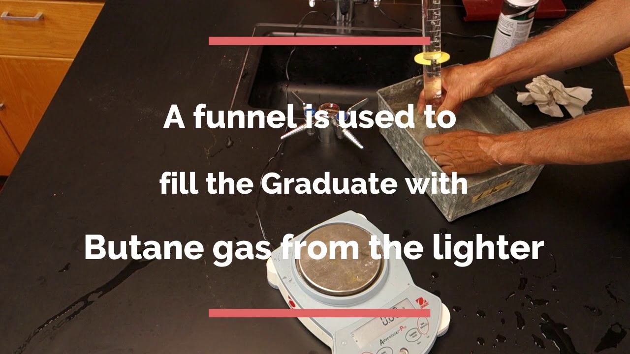 Molar Mass of Butane Lab Demo EDITED - YouTube