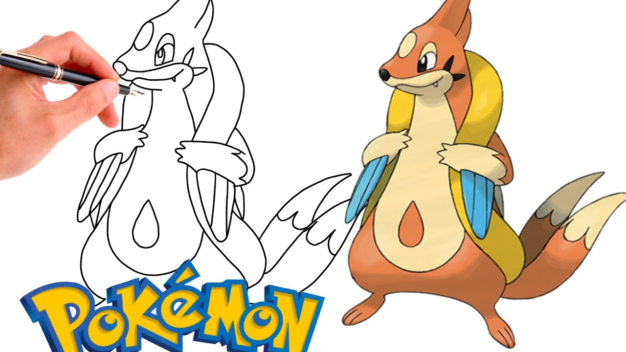 How To Draw FLOATZEL POKEMON #419 | Generation 4 - YouTube
