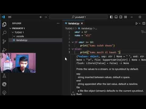TUTORIAL : DASAR DASAR PYTHON - YouTube