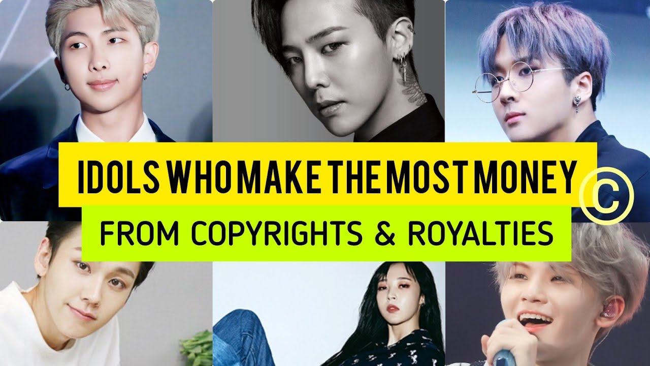 Idols Who Make The Most Money From Copyrights & Royalties - YouTube