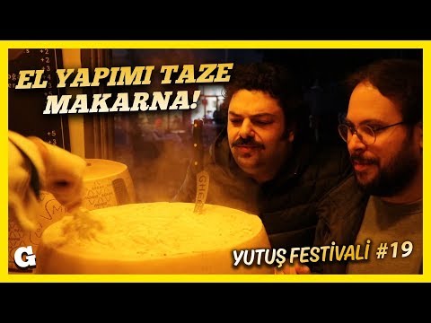 DEV PEYNİR TEKERİNDE TAZE MAKARNA! // Say Cheese // Yutuş Festivali #19