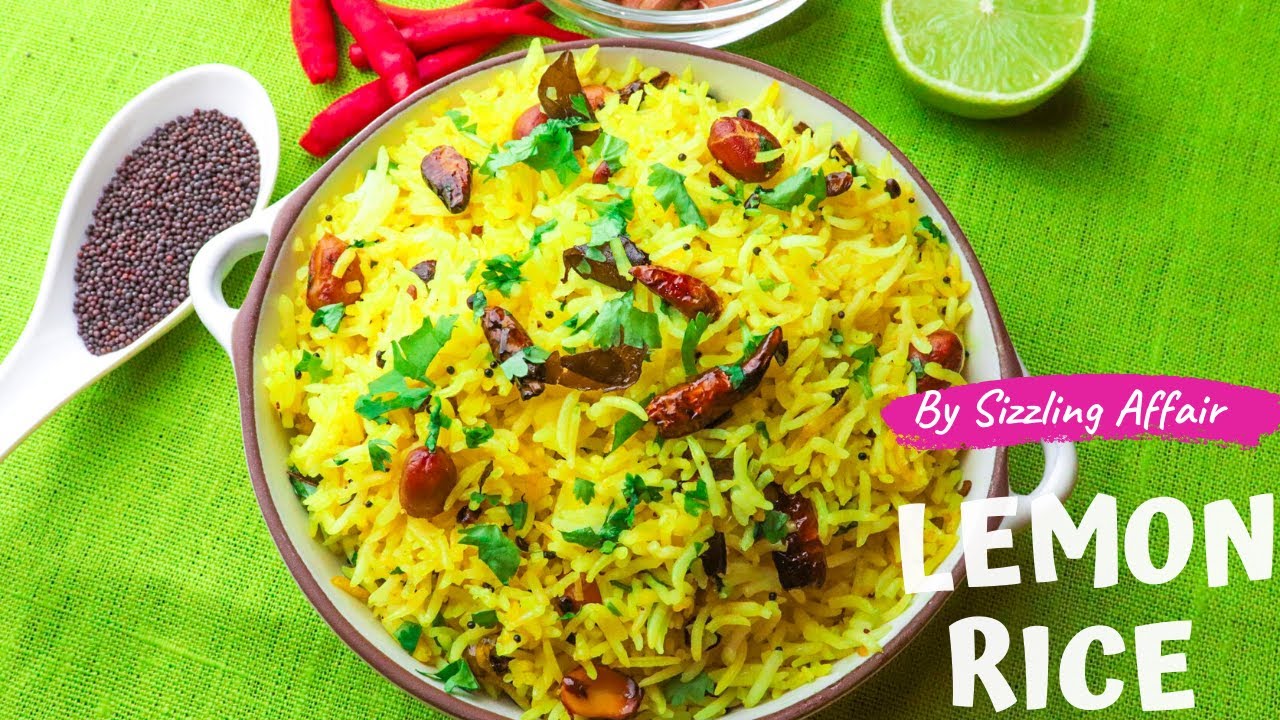 Lemon Rice | Chitranna Recipe | South Indian Rice| Quick Recipe - YouTube