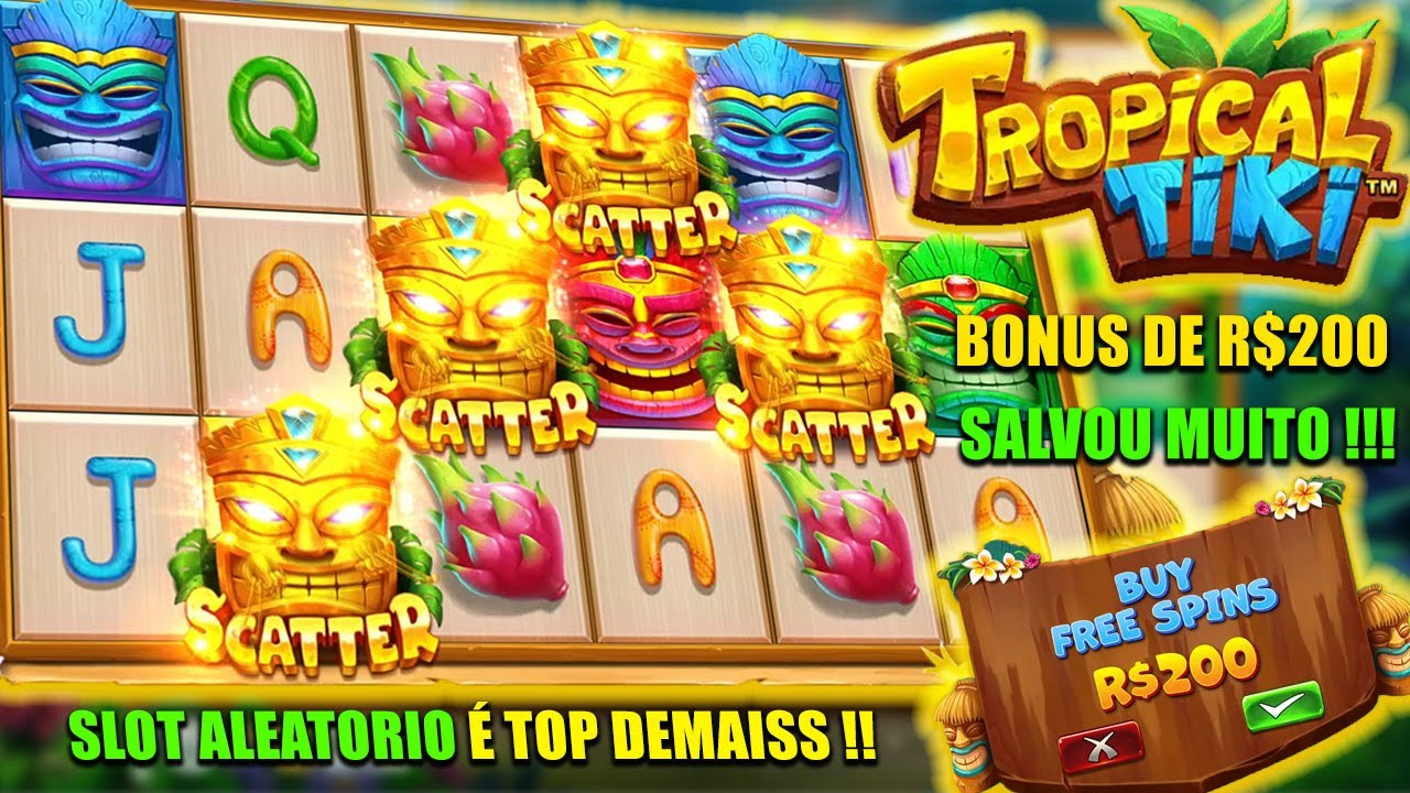 SURPREENDENTE ESSE SLOT *TROPICAL TIKI* DEU MUITO BOM !!! - YouTube