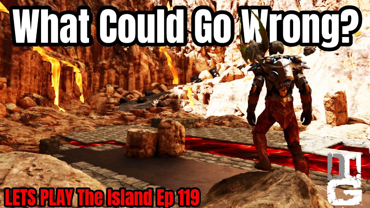 Building in a VOLCANO - Ark Ascended - The Island - EP 119 - YouTube