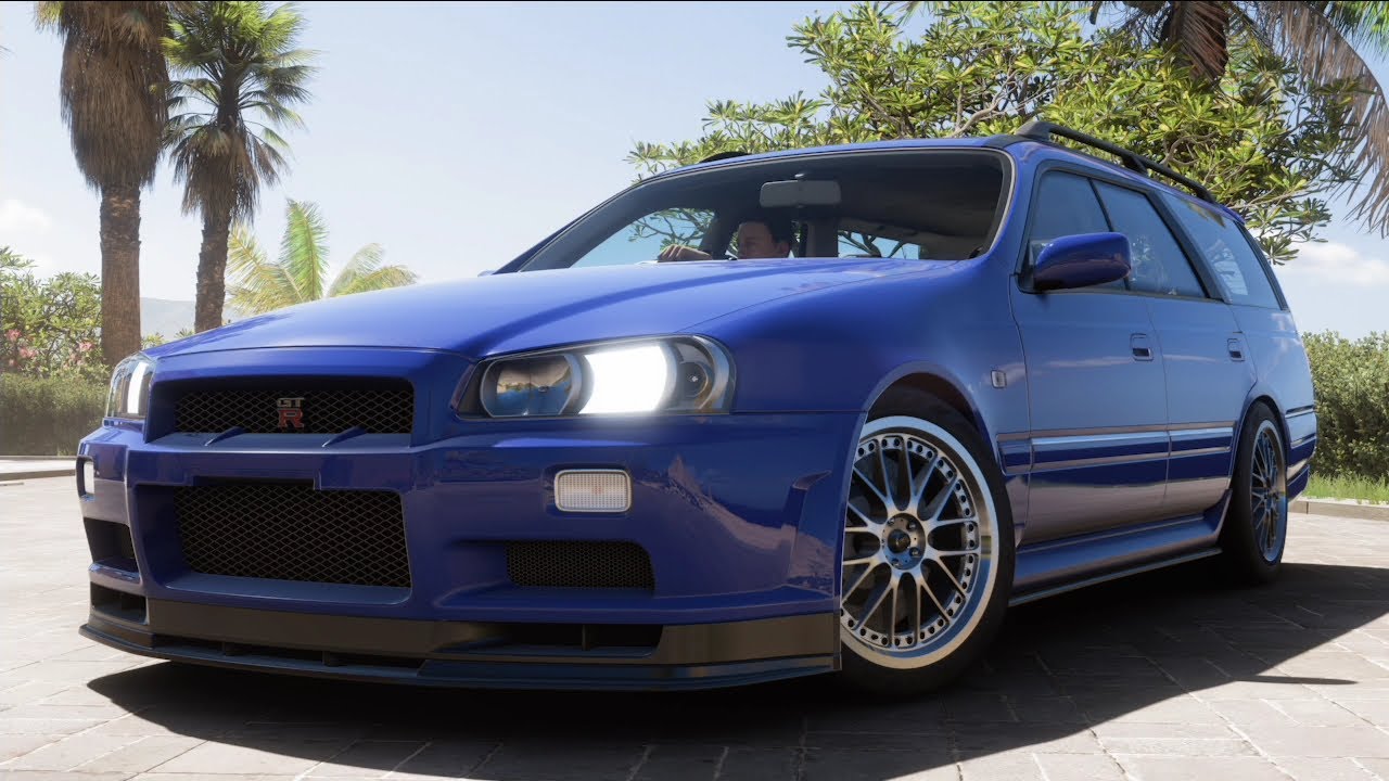 Forza Horizon 5 - 950bhp Nissan STAGEA RS Four V Gameplay - 240mph+ R34 ...