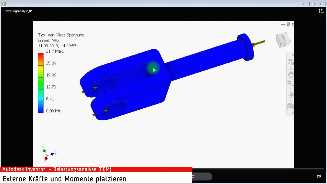 Autodesk Inventor - Vorschau zum Aufbaukurs der Belastungsanalyse (FEM ...