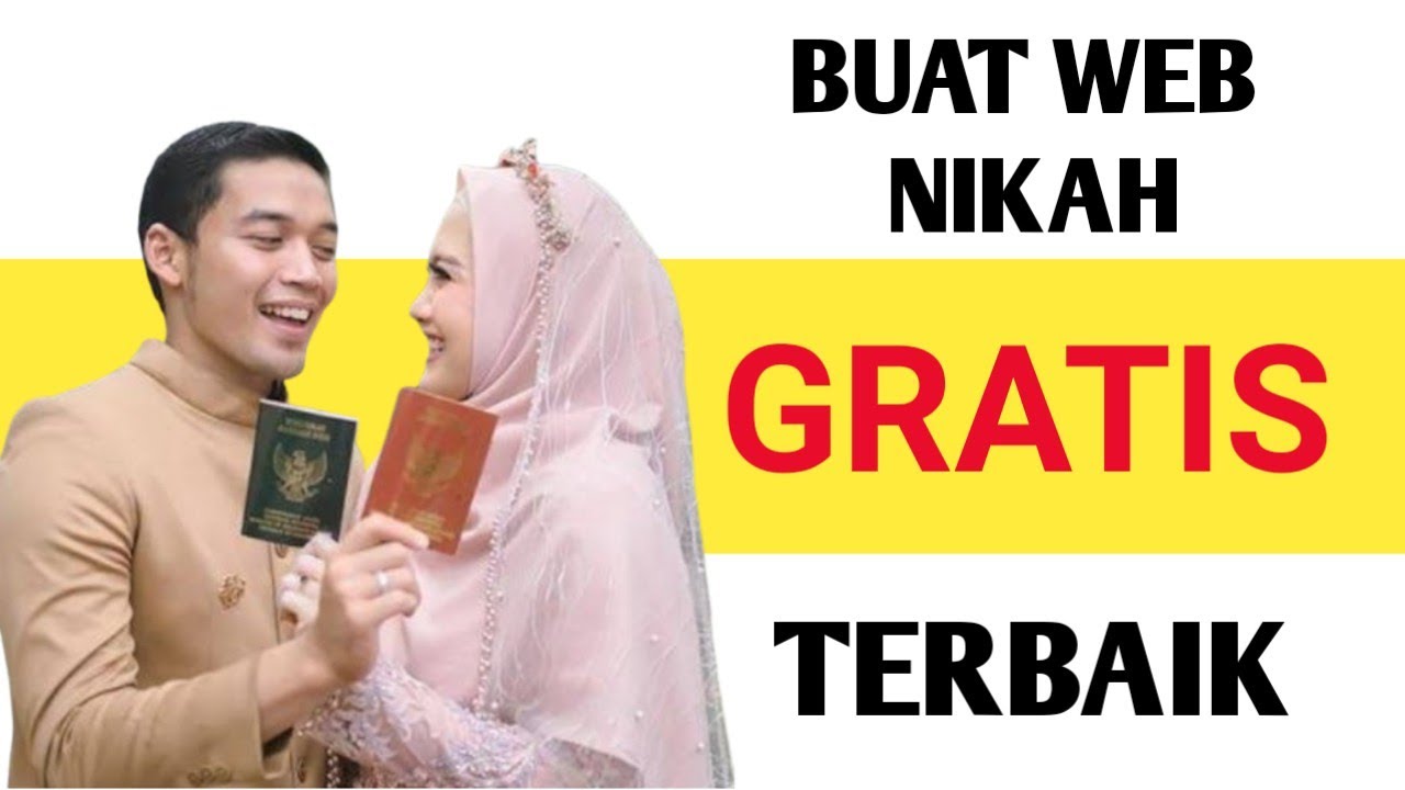 Cara Buat Website Undangan Nikah Gratis - Tutorial Buat Undangan ...