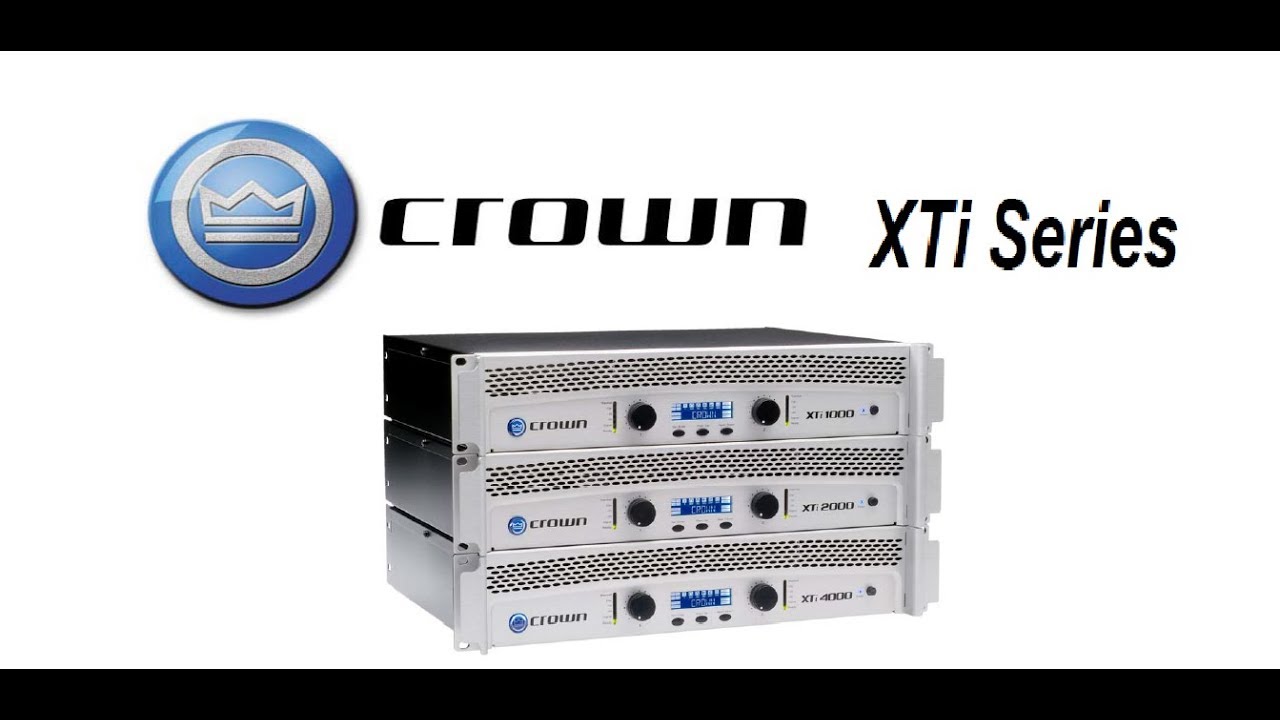 Análise Amplificador CROWN Série XTi. Análise superficial - YouTube