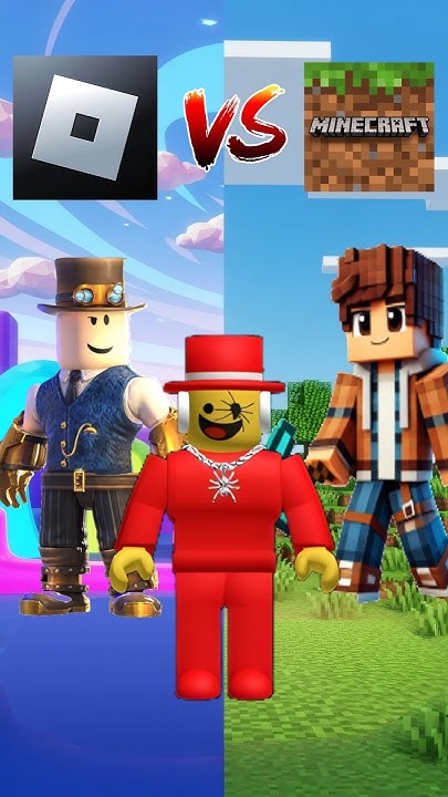 Roblox VS Minecraft Which game is better? 🤔 #roblox #minecraft - YouTube