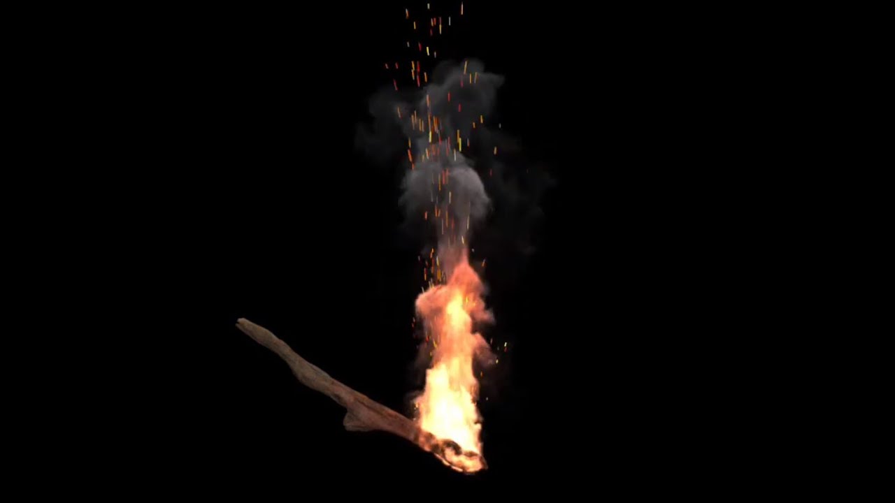 Prep character and Wood for Houdini fire sim with Vray render - PART 03 ...