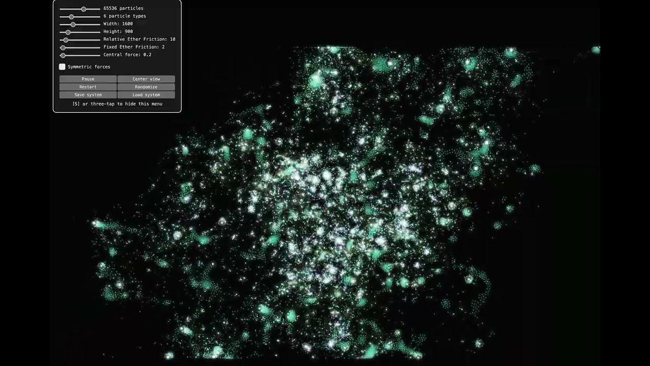 Experimenting with relativity friction | Particle Life - YouTube