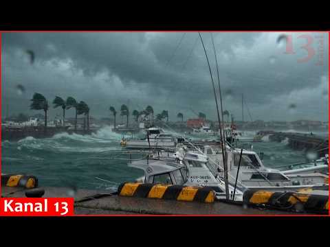 Typhoon Saudel heads west after pounding Japan's southwestern islands
