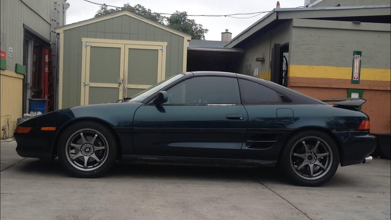 Riding shotgun in a 1MZ V6 TRD supercharged MR2 - YouTube