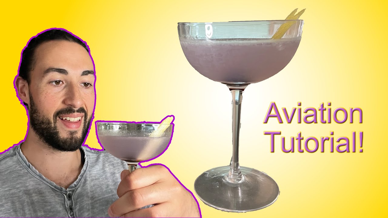 A CLASSIC Gin Cocktail! The AVIATION - Recipe & Tutorial - YouTube
