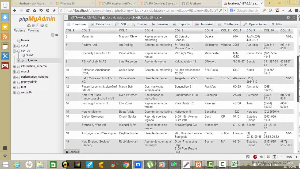 Como realizar una consulta en MySql - YouTube