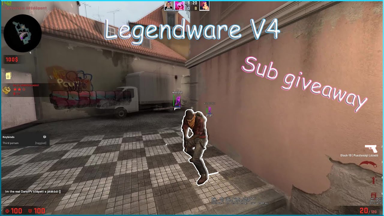 Legendware v4 best cheat! - Sub giveaway - YouTube
