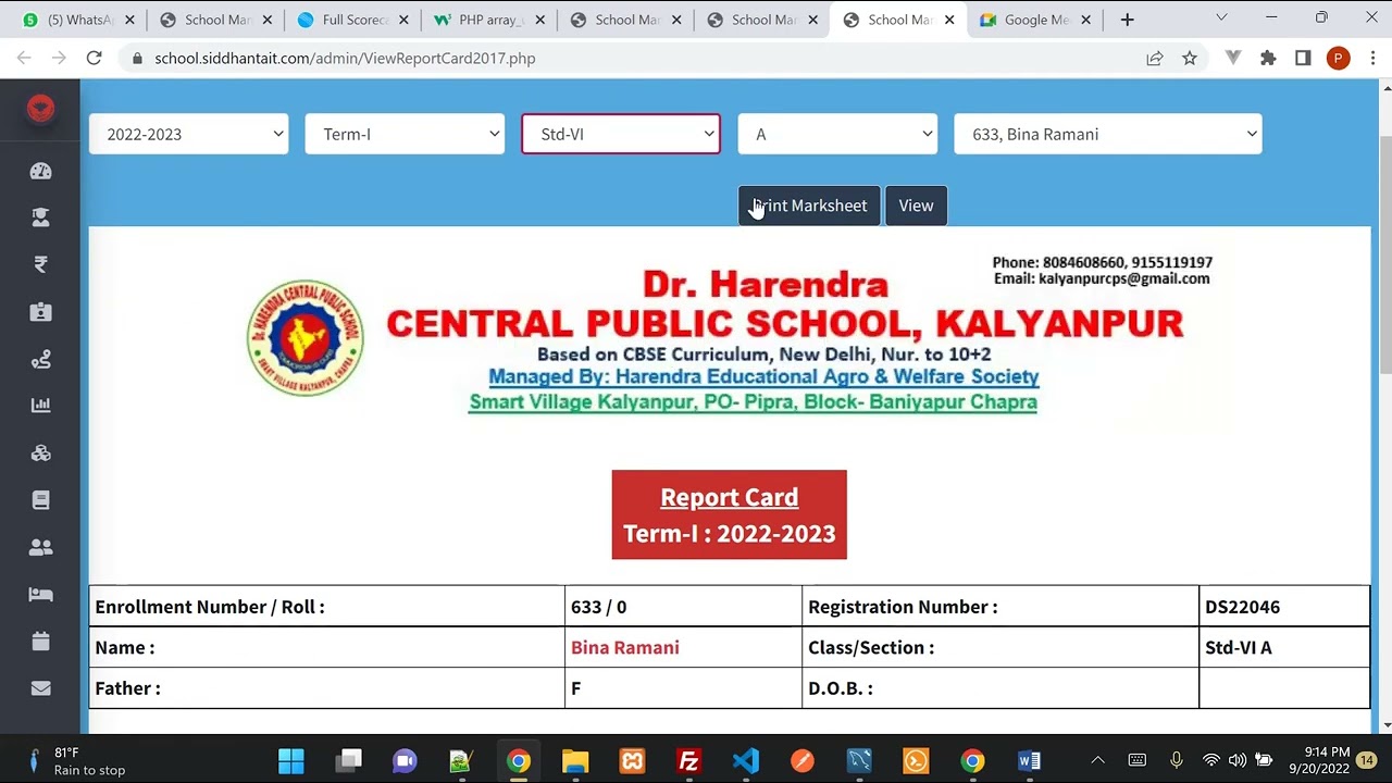 Marks Entry in ERP - YouTube