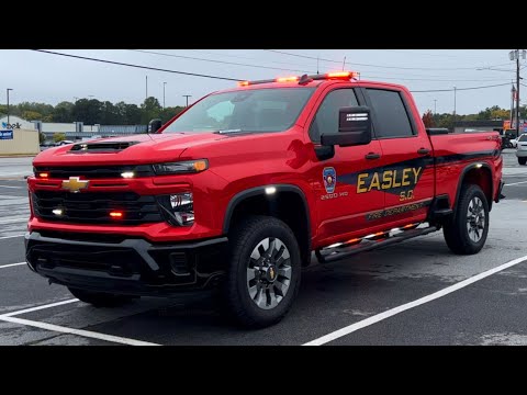 Easley (SC) Fire Department 2023 Chevy Silverado - YouTube