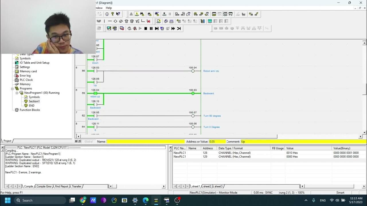 Basic PLC programming learning - YouTube