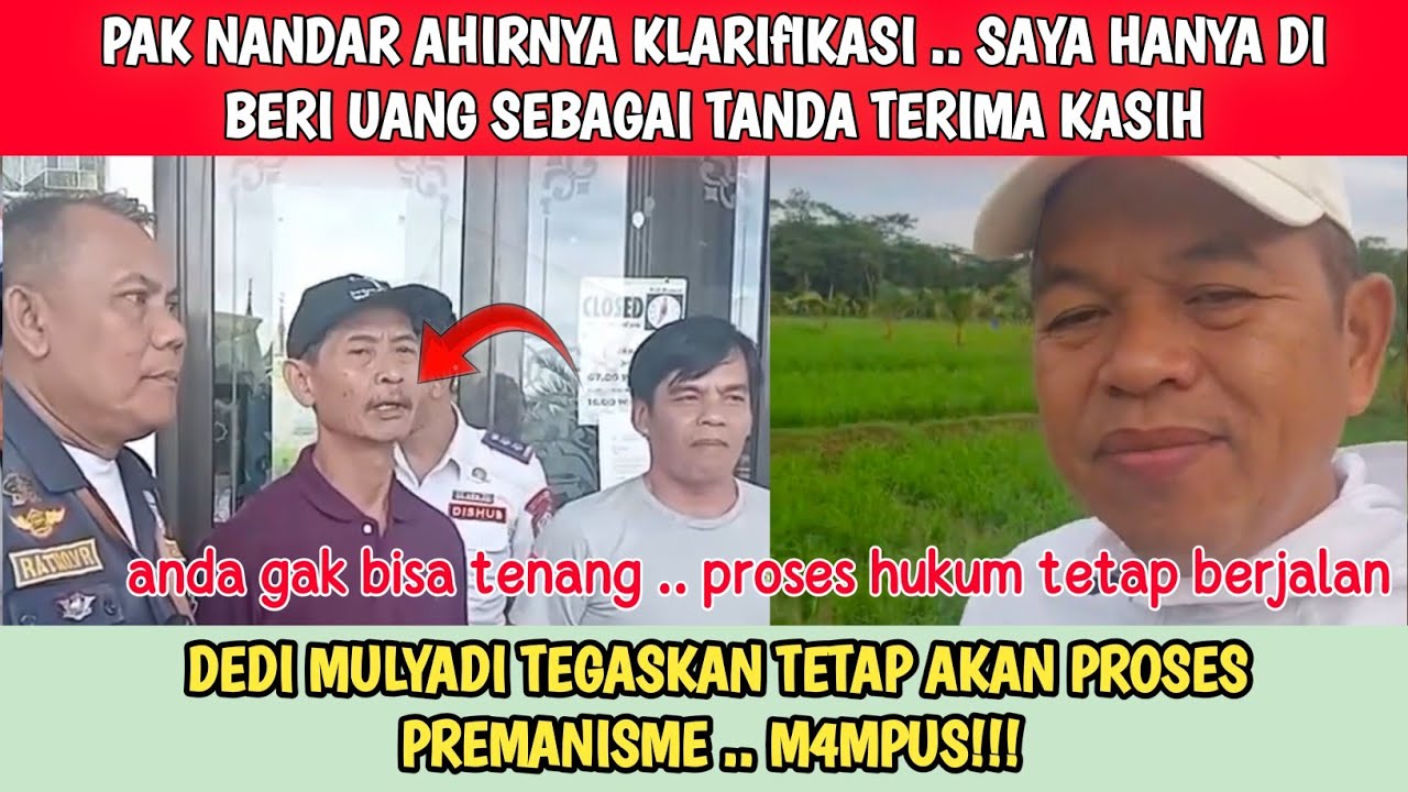 KLARIFIKASI PAK NANDAR YANG POTONG INSENTIF SUPIR ANGKOT 200 RIBU - YouTube