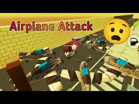 Airplane Attack 😧 Chicken gun - YouTube