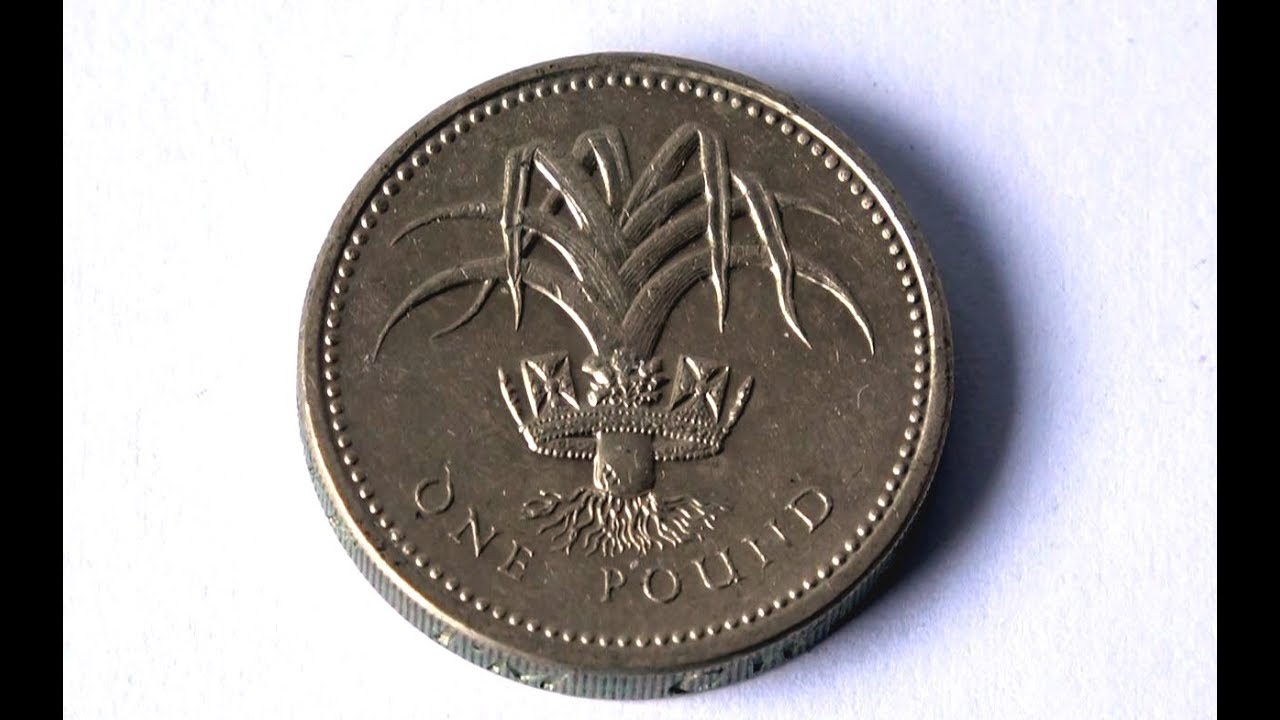 One Pound 1985 - British Pound Coin of United Kingdom - YouTube