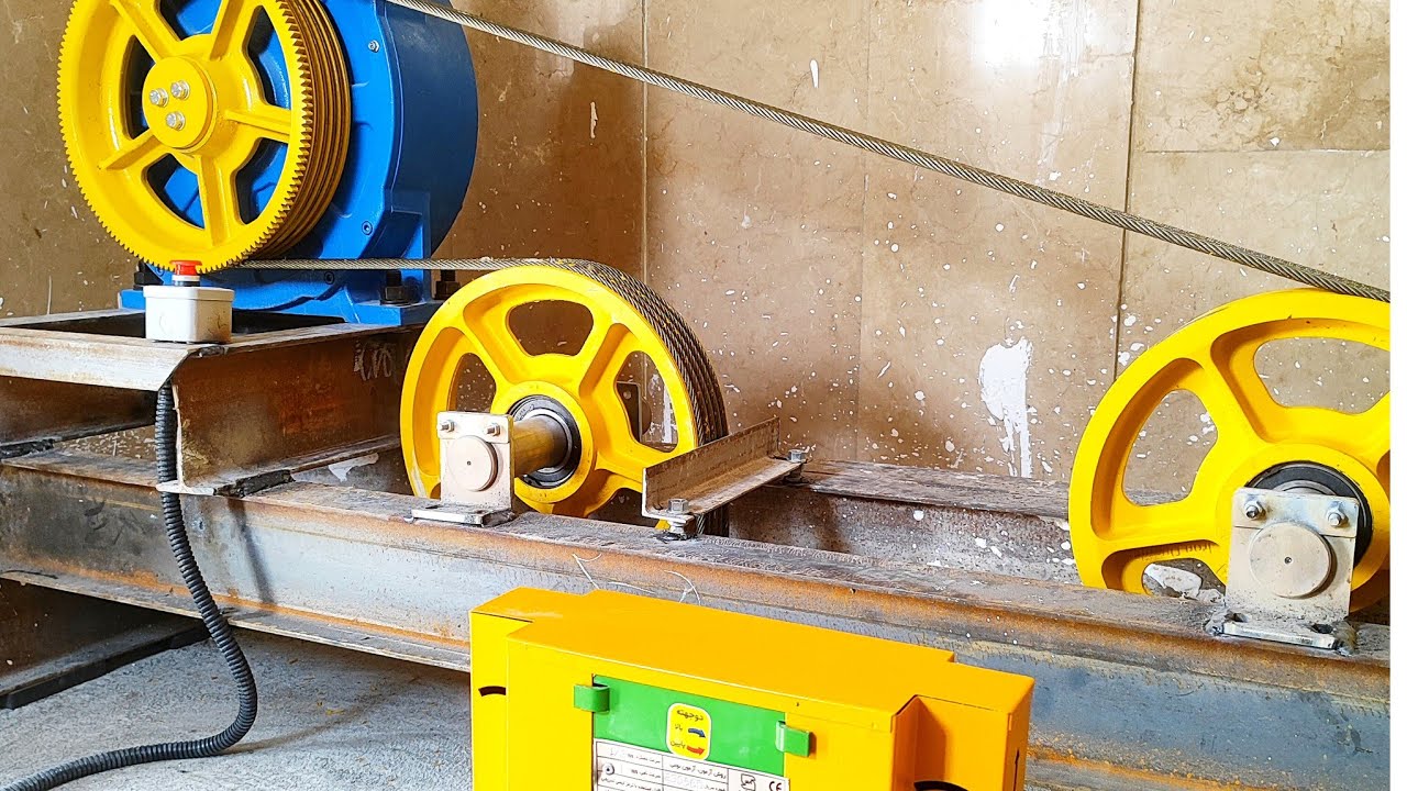 Gearless Elevator Installation Project with FURDER Motor | Video from ...