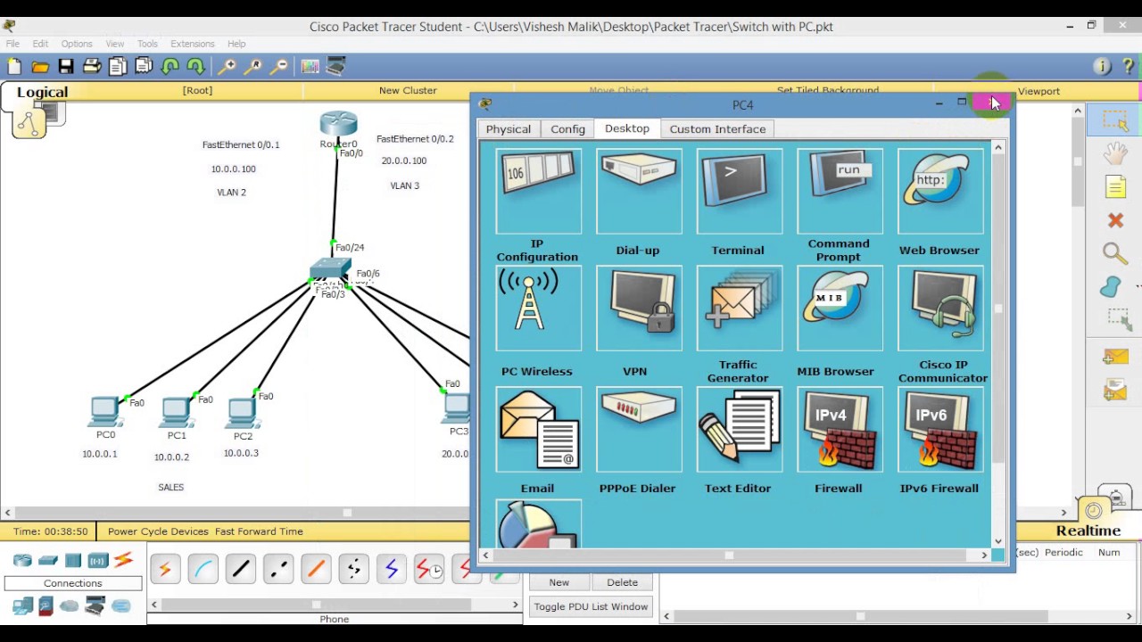 How to Configure Inter VLAN Routing on CISCO Switch, Part 2 - YouTube