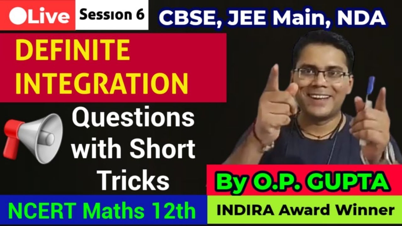 Definite Integration - Questions with King Property Shortcut Method ...