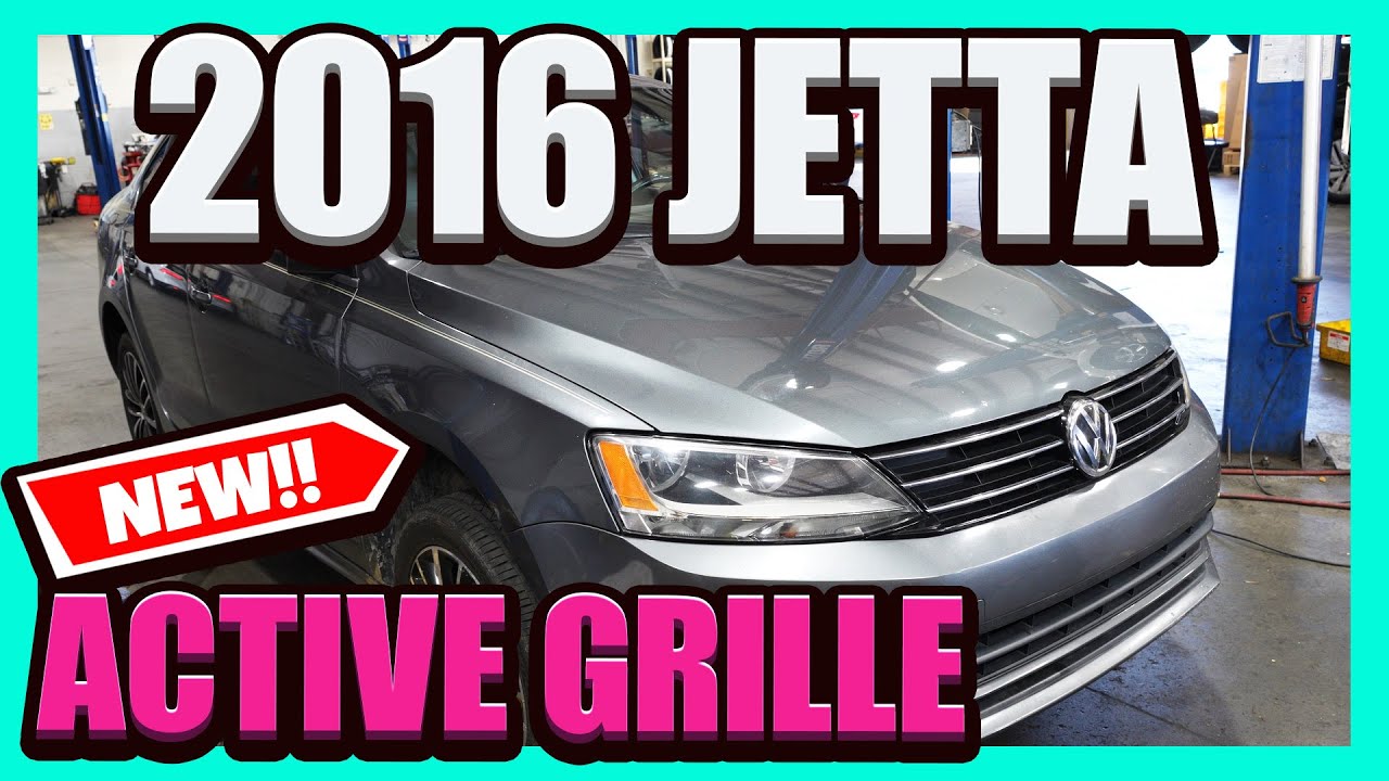 2016 jetta Active Grille Shutter Install - YouTube