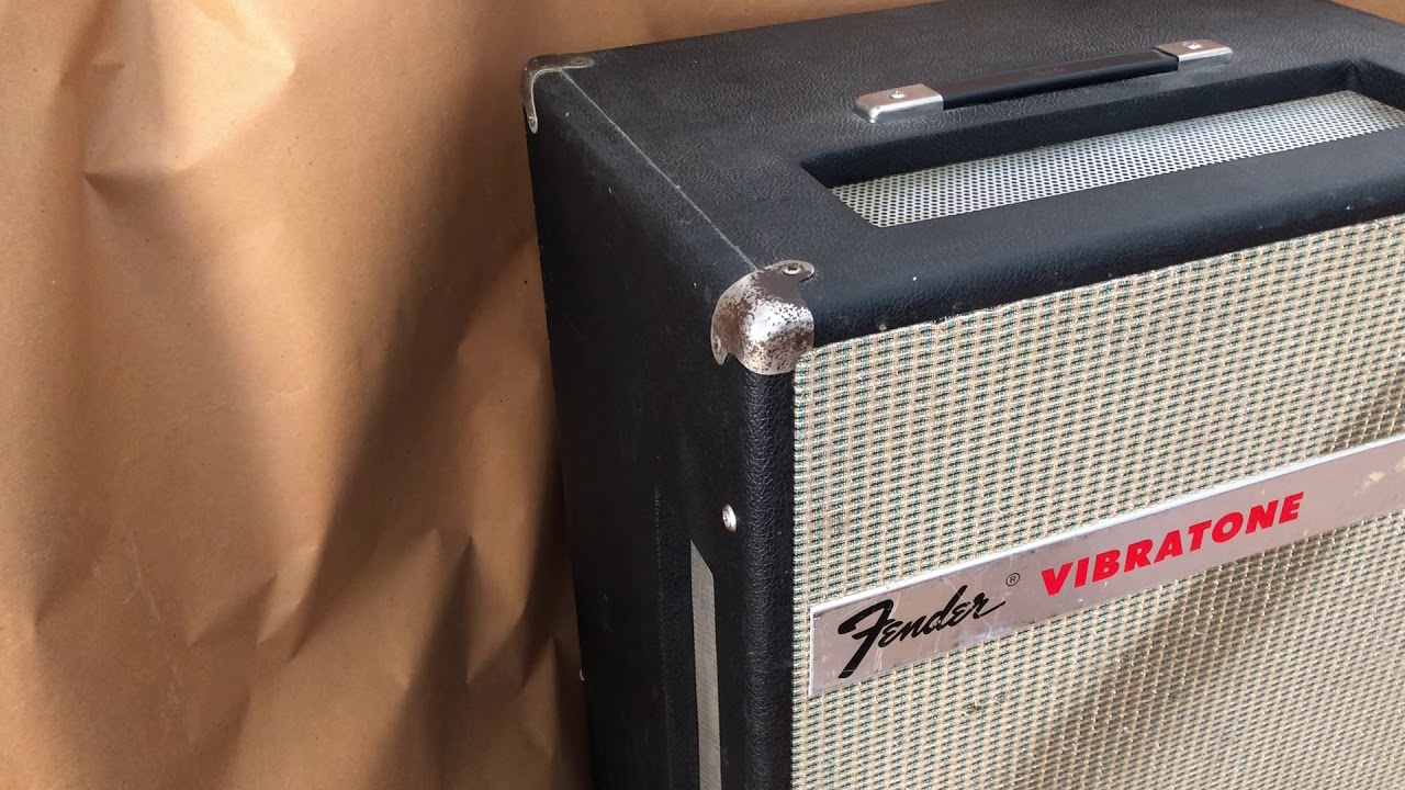 Fender Vibratone - Rhythm test - YouTube