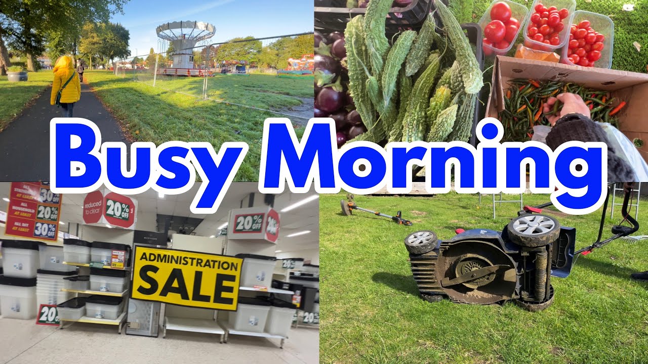 Wednesday Morning Busy Routine / Morning 7am To 1pm Routine Shopping ...