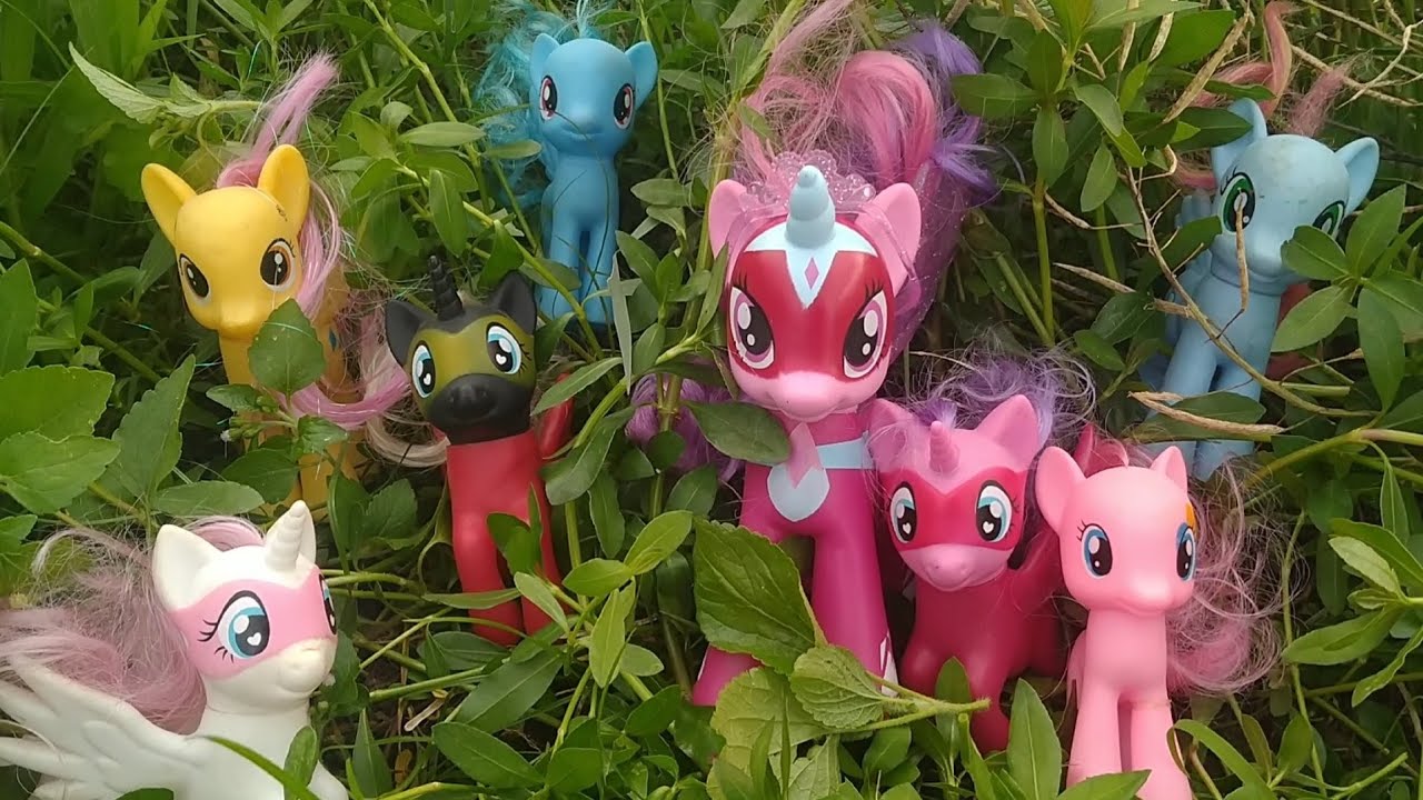 Berburu Mainan Kuda Poni Topeng | Pinkie Pie, Apple Jack, Rarity ...