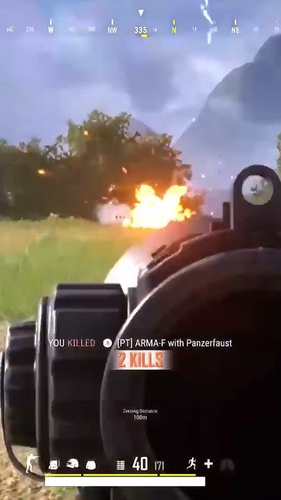 Panzer kill on camper! Pubg - YouTube