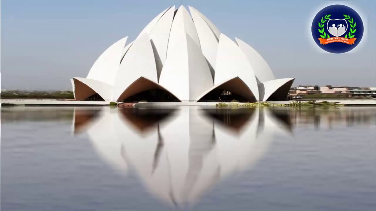 Amazing Water View of Lotus Temple Delhi (India) - YouTube