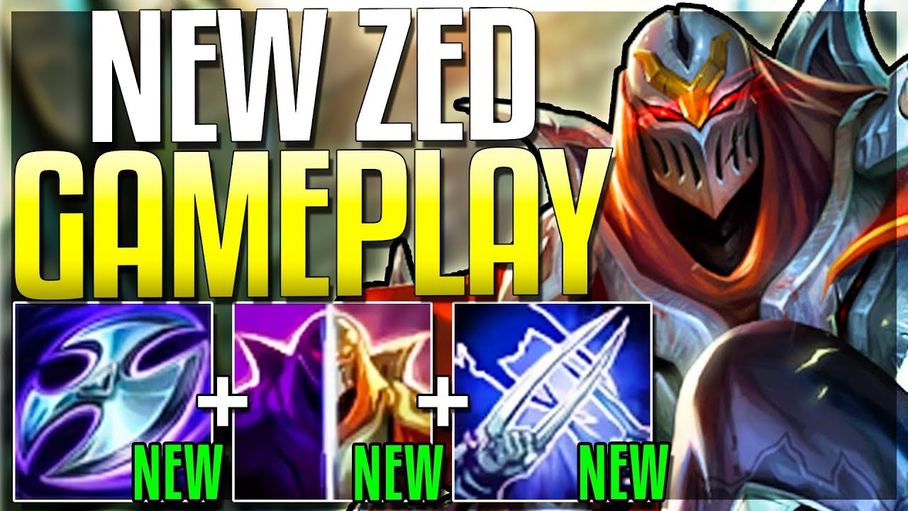 NEW ZED UPDATE IS HERE!! IS HE FINALLY OP?? Season 9 Zed Rework ...
