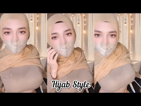 Hijab Style • Cantik bermasker Lisa Hijab Live Bigo 