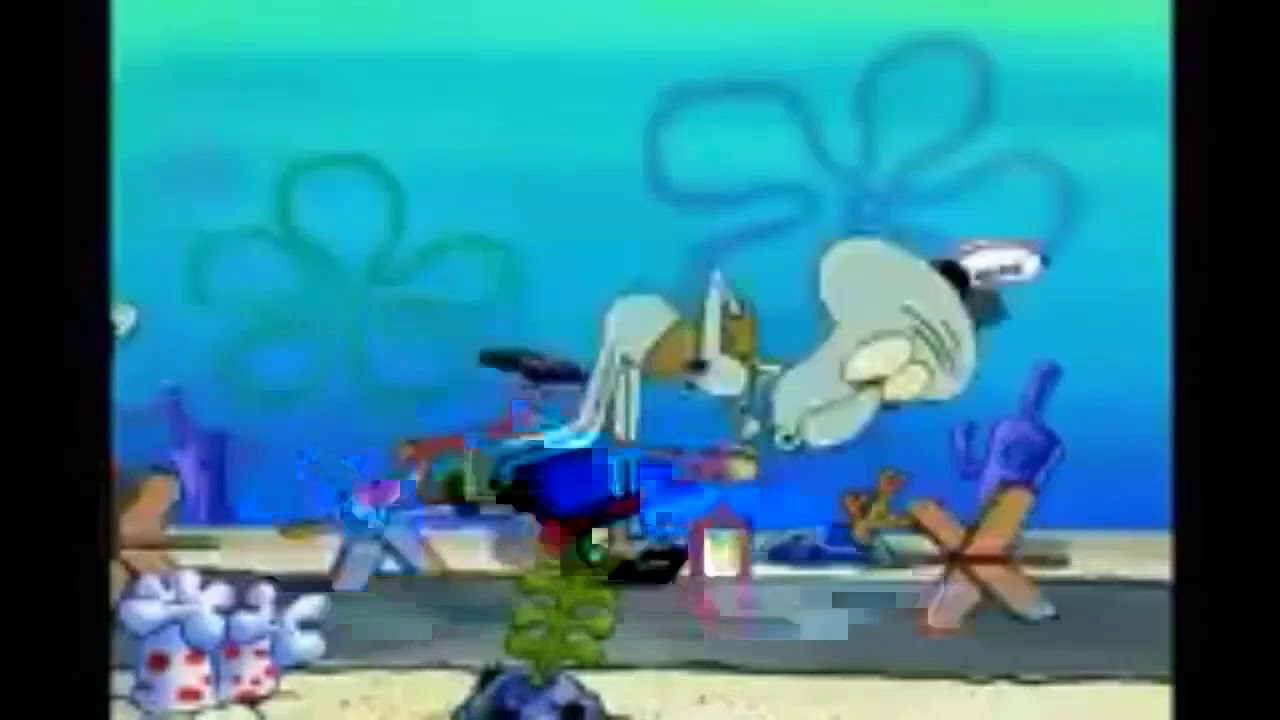 Squidward explode scene🦑 - YouTube