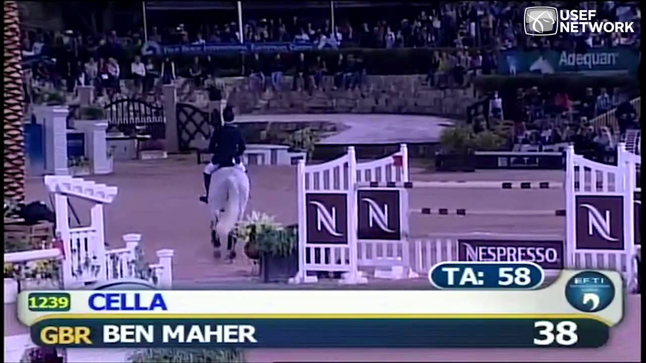 Ben Maher & Cella in the #FTIWEF Finale Grand Prix - YouTube