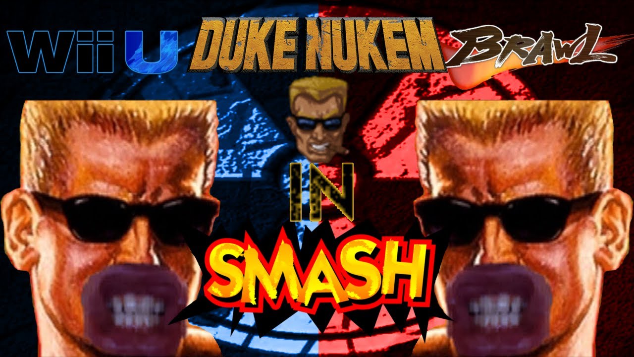 Duke Nukem In Smash Double Pack: Brawl & Smash 4 Wii U Machinima - YouTube
