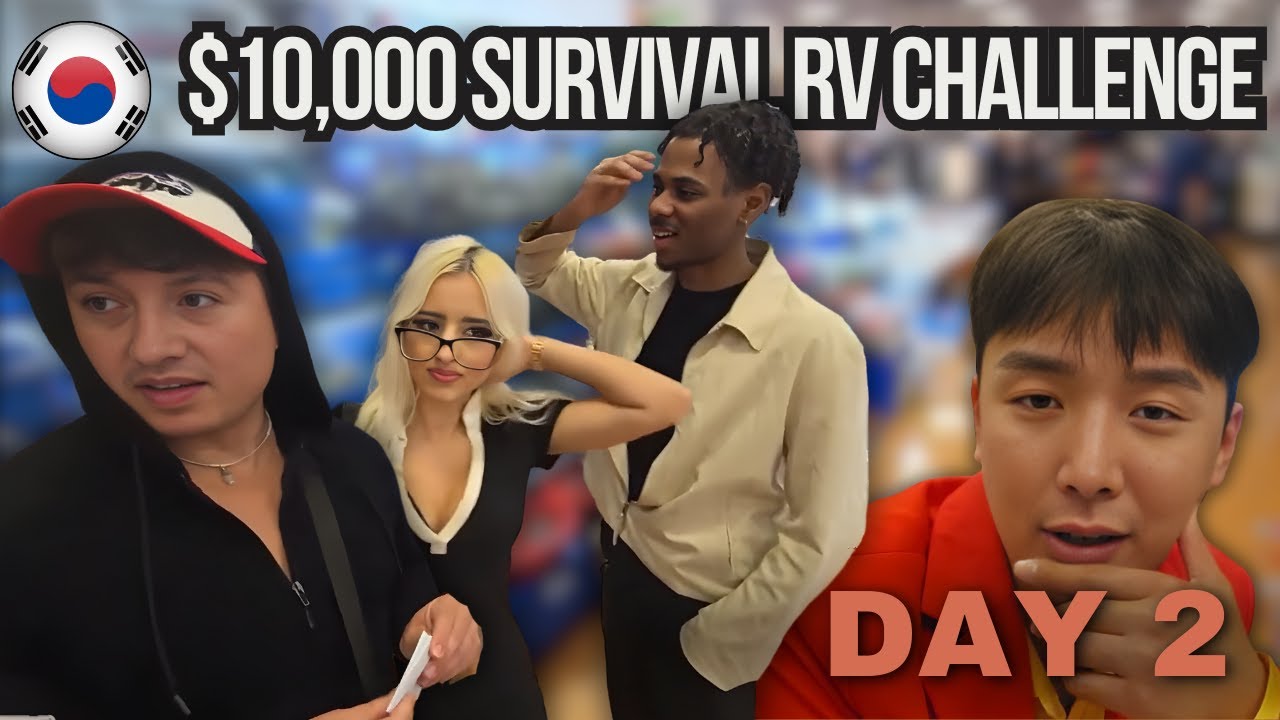 SOUTH KOREA SURVIVAL RV CHALLENGE: DAY 2! 🇰🇷 - YouTube