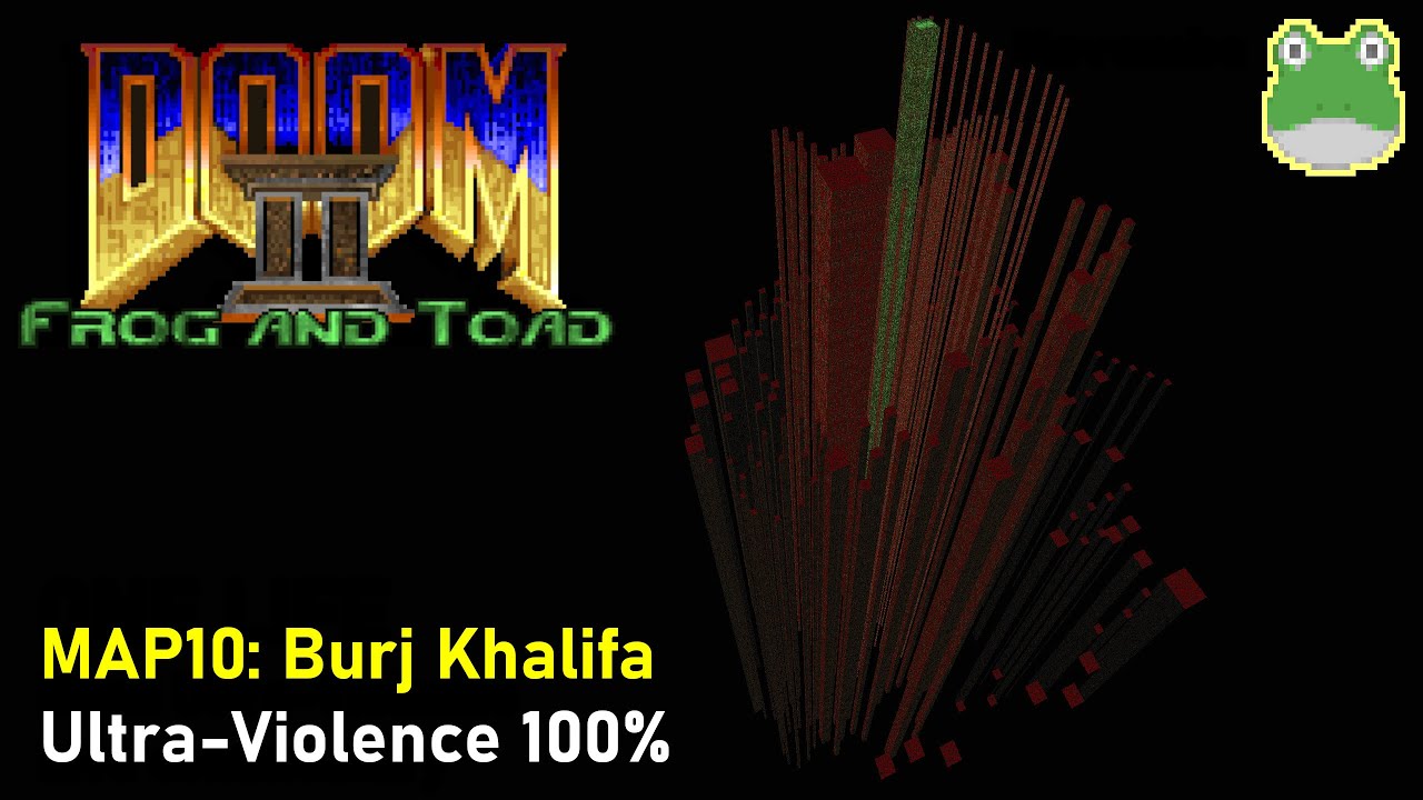 Doom II: Frog and Toad - MAP10: Burj Khalifa (Ultra-Violence 100% ...