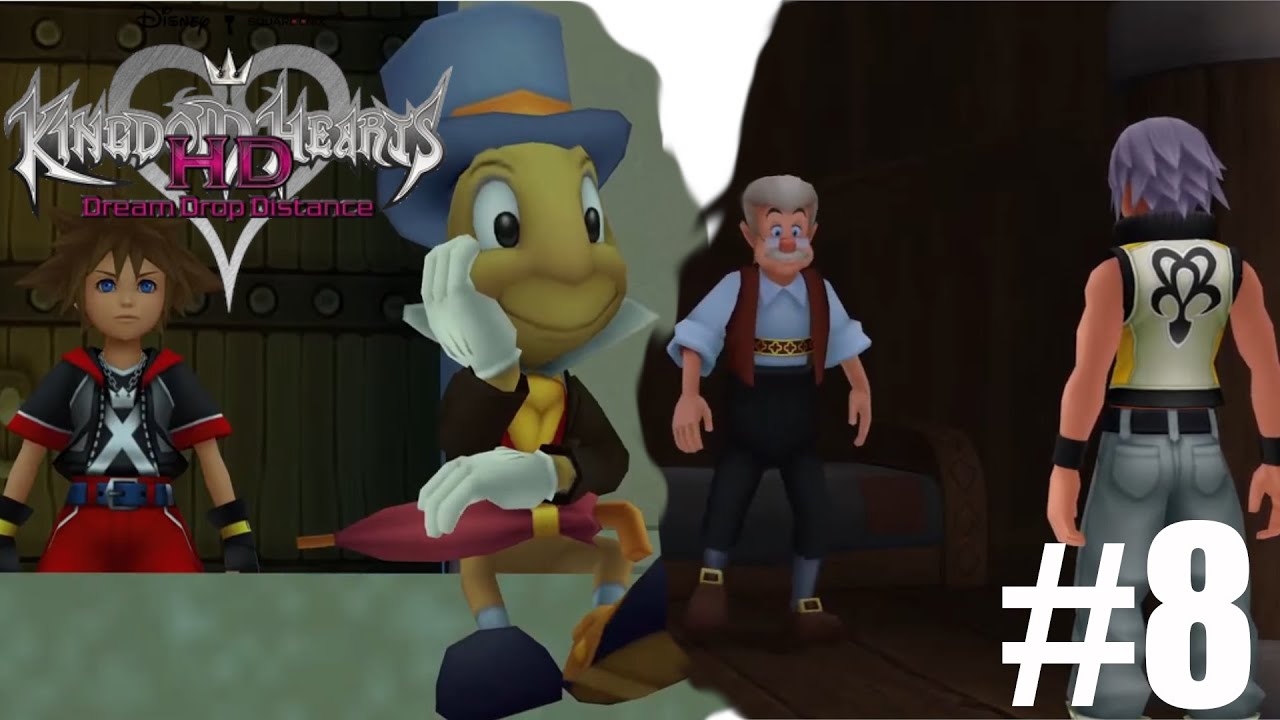 Kingdom Hearts Dream Drop Distance Part 8 (Playthrough) - Finding ...