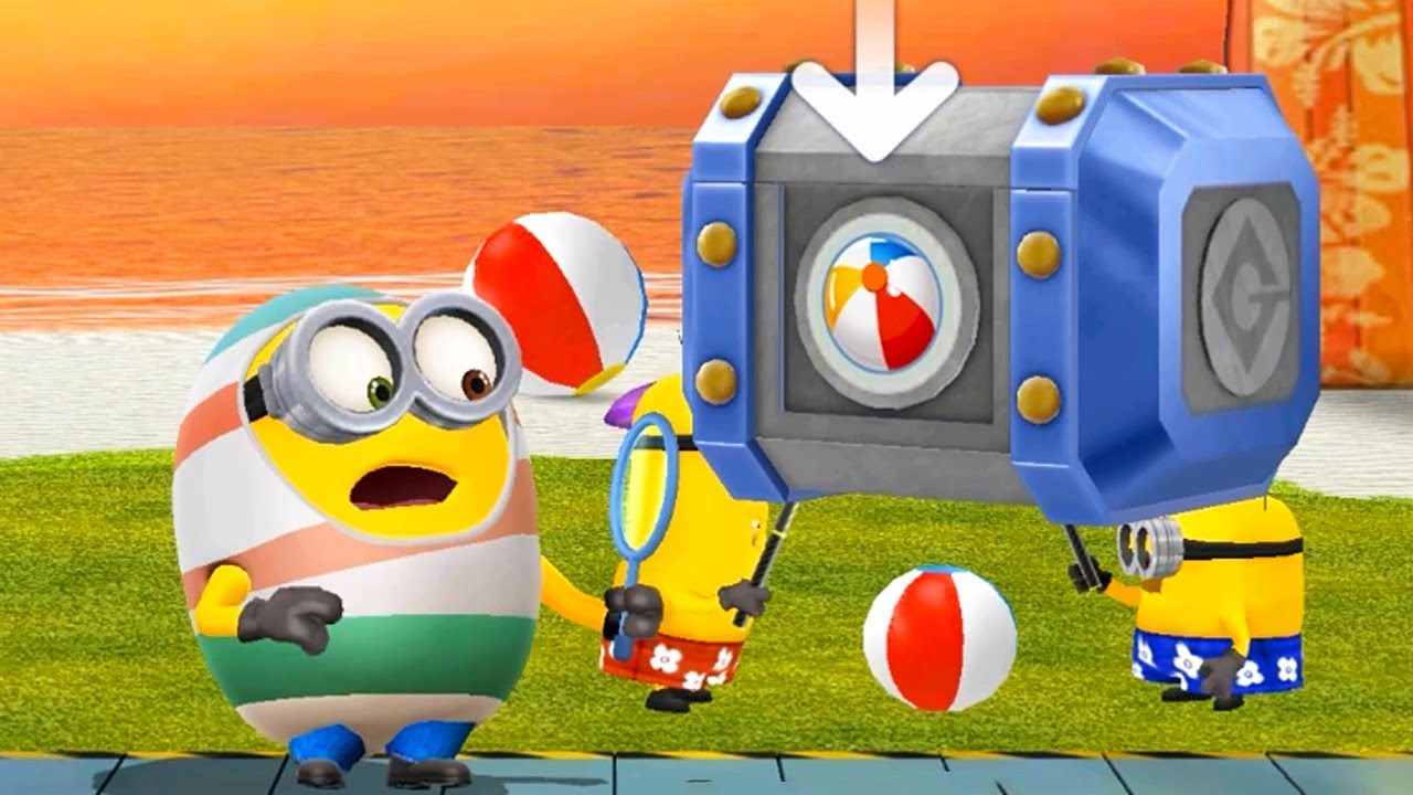 Minion rush Picnic Games special mission stage 1 Reward Unboxing - YouTube