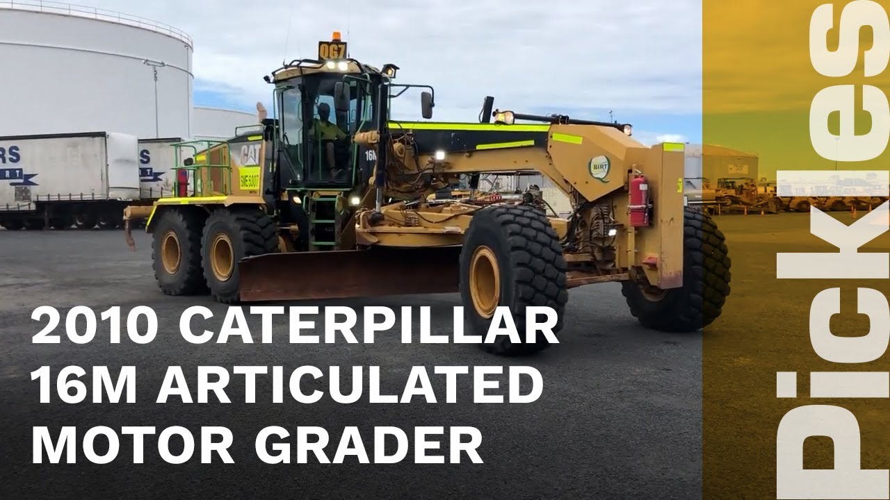 2010 Caterpillar 16M Articulated Motor Grader | Pickles Industrial ...