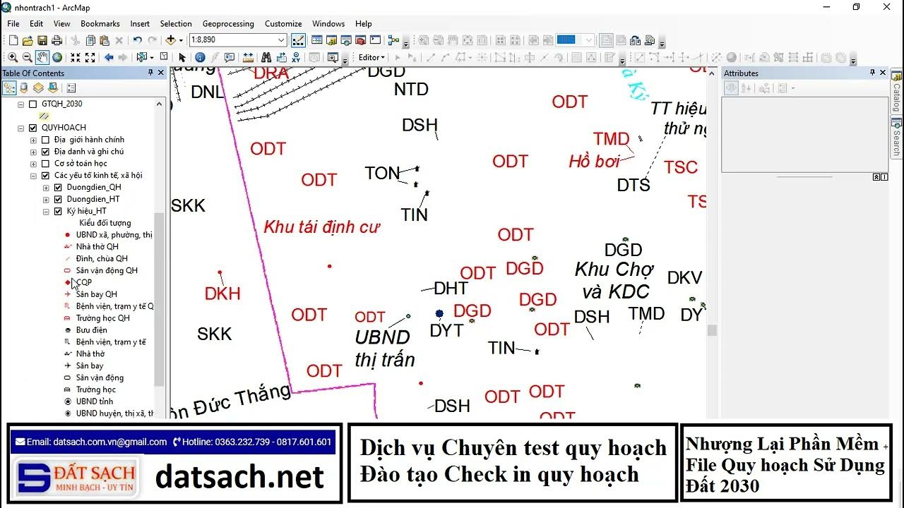 Đưa Ký Hiệu Hiện Trạng Trong ArcGis 10 - YouTube