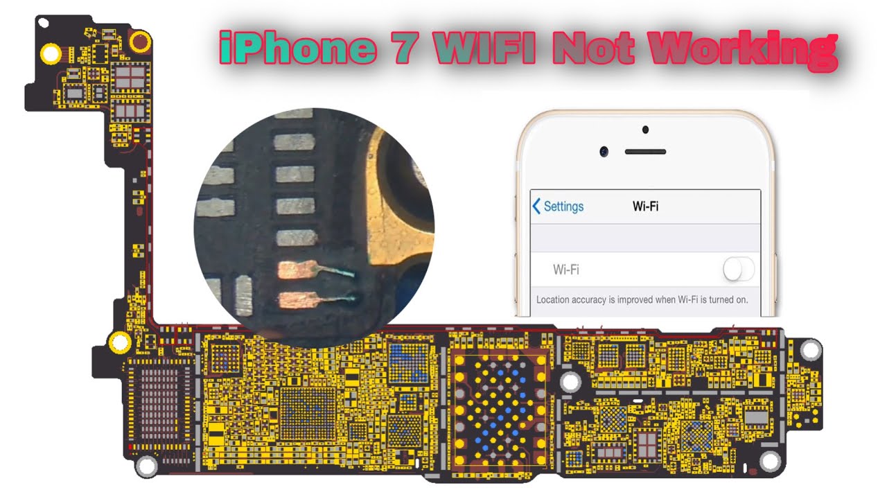 iPhone 7G WIFI Not Working | 90_PCIE_AP_TO_WLAN_TXD_P | 90_PCIE_AP_TO ...