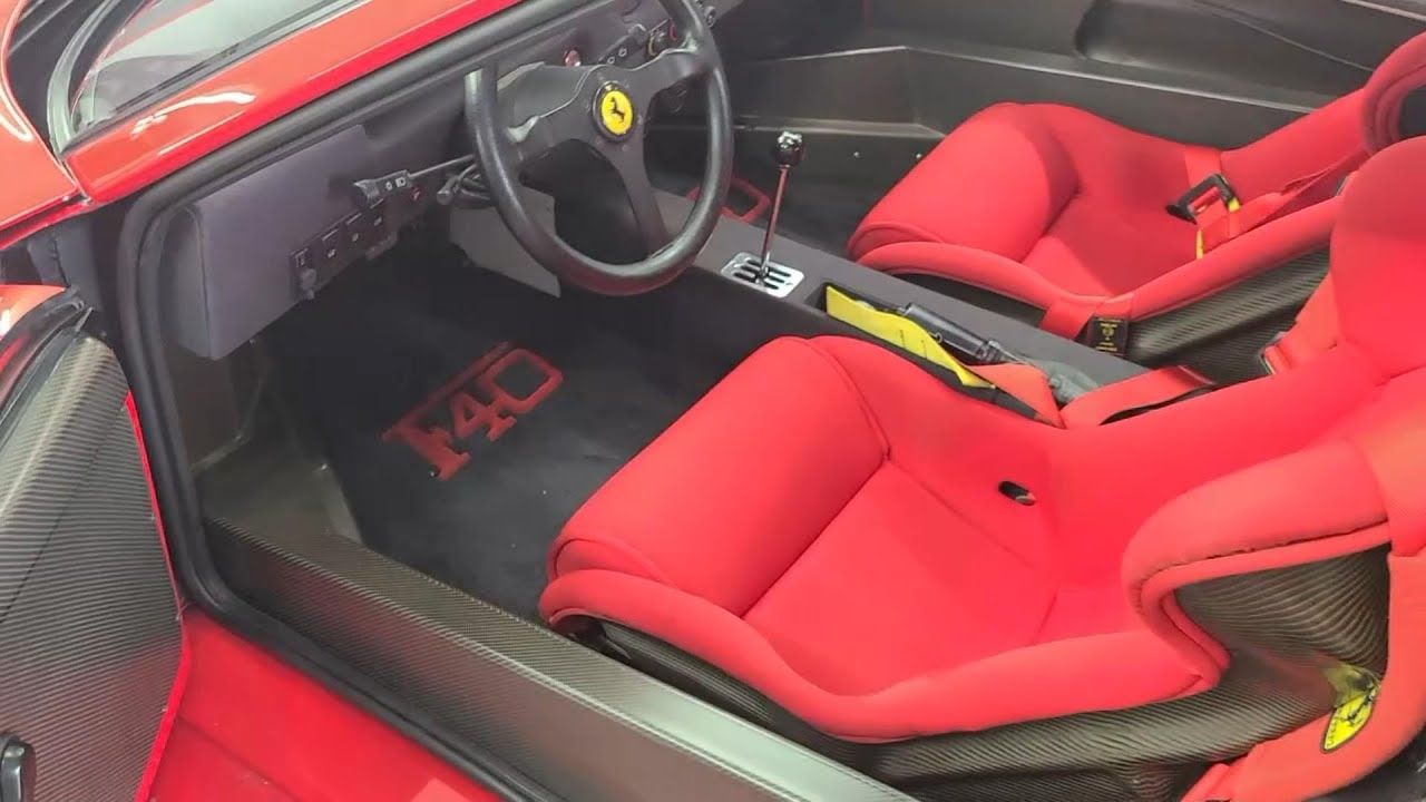 Ferrari F40 Startup. - YouTube